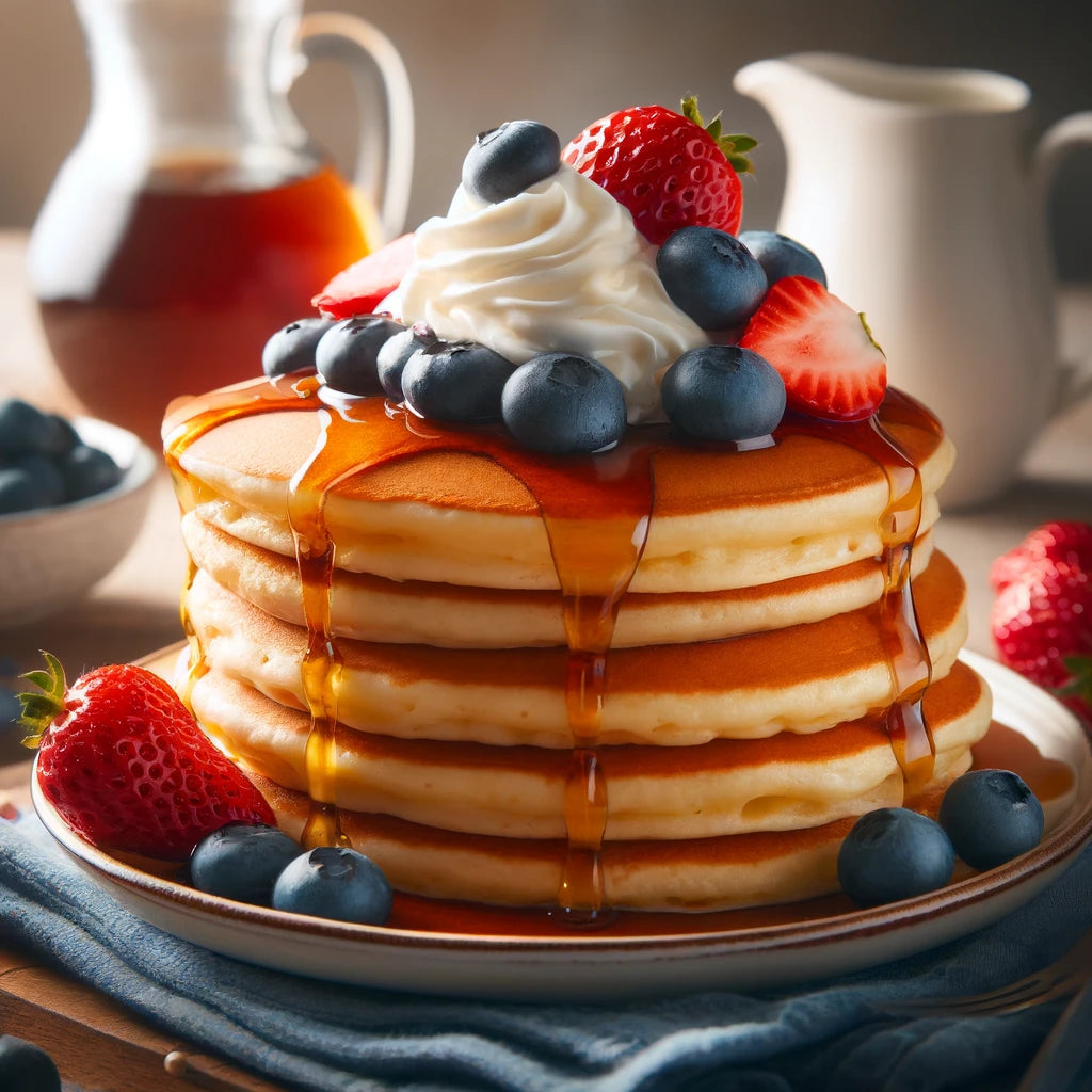 Recette Facile de Crêpe Moelleuse au Sirop d'Érable - Délice Matinal ...