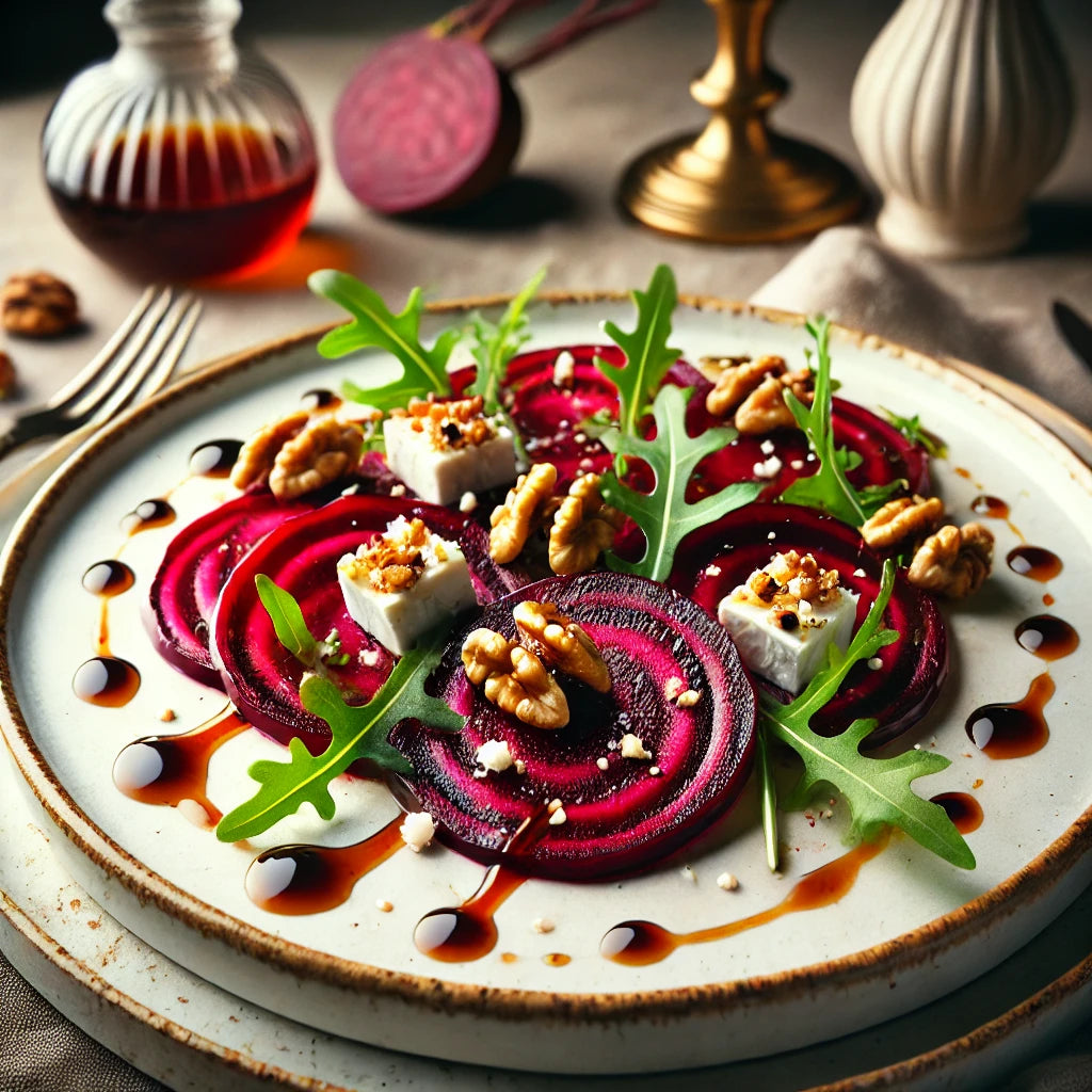 Carpaccio de Betteraves Glacées au Sirop d'Érable – Érablière Chic Chocs