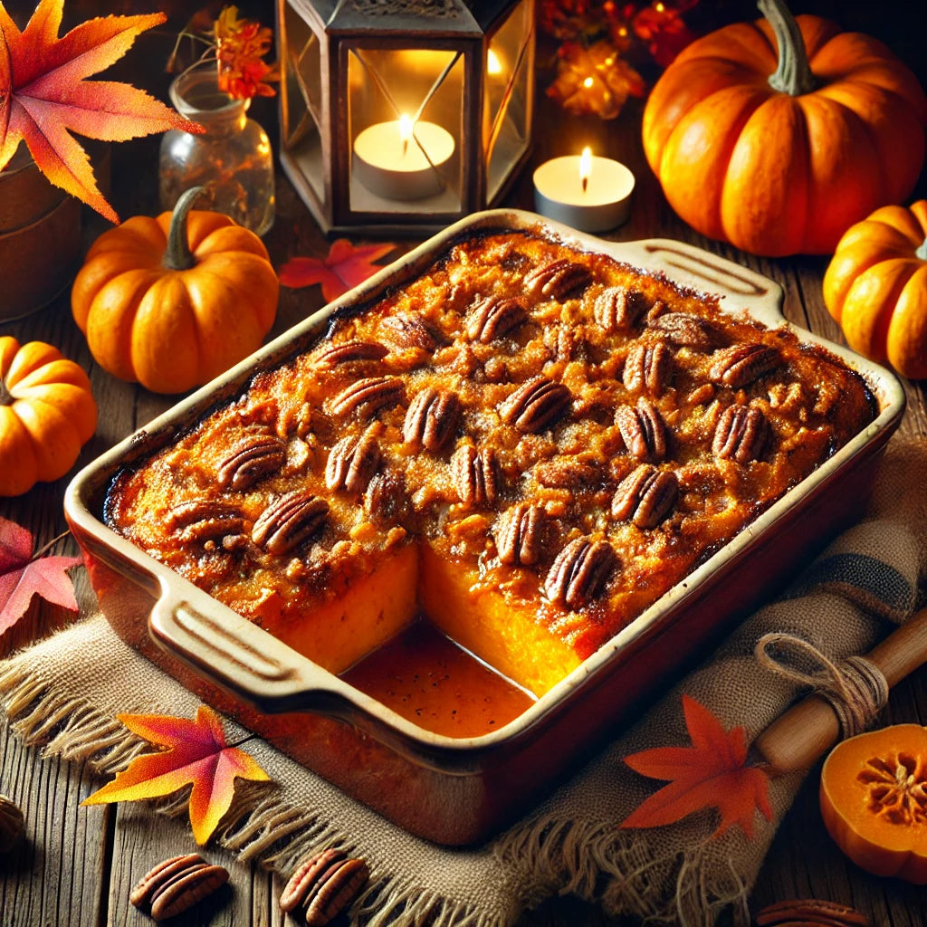 Casserole de Patates Douces au Sirop d'Érable et Noix de Pécan – Plat ...